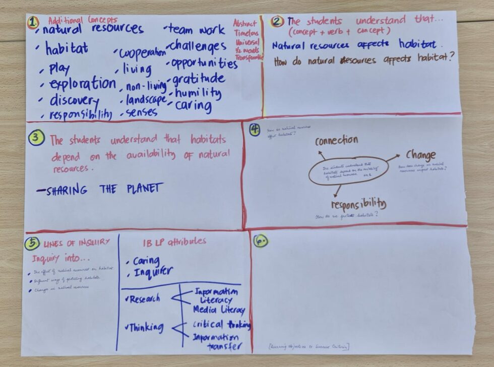 Planning Units of Inquiry | Ali Ezzeddine